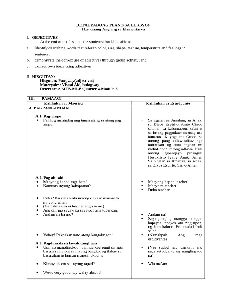 DLP in MTB Pungway 1 | PDF