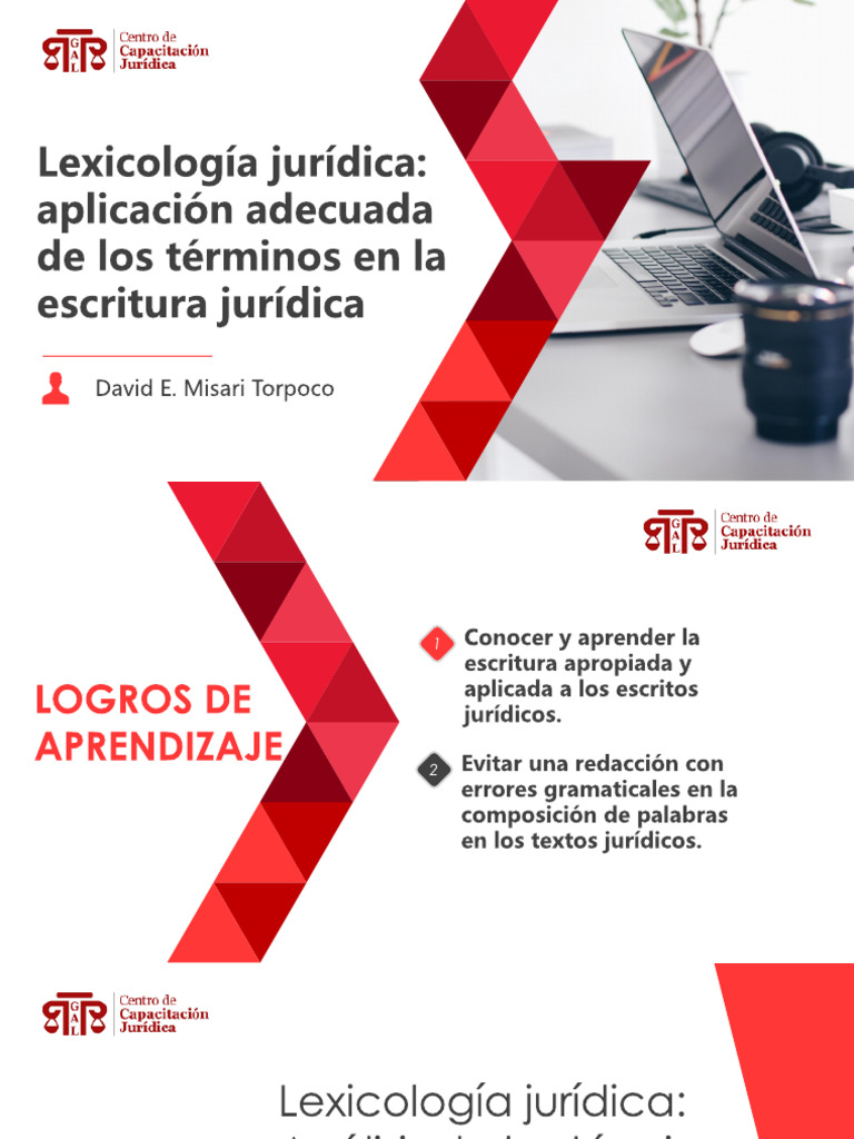 Lexicologia Juridica: Aplicacion Adecuada de Los Terminos en La ...