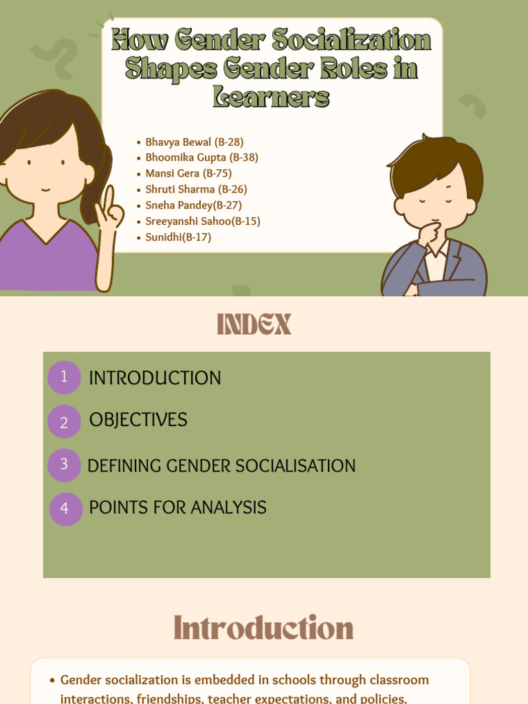 How Gender Socialization Shapes Gender Roles in Young Children ...