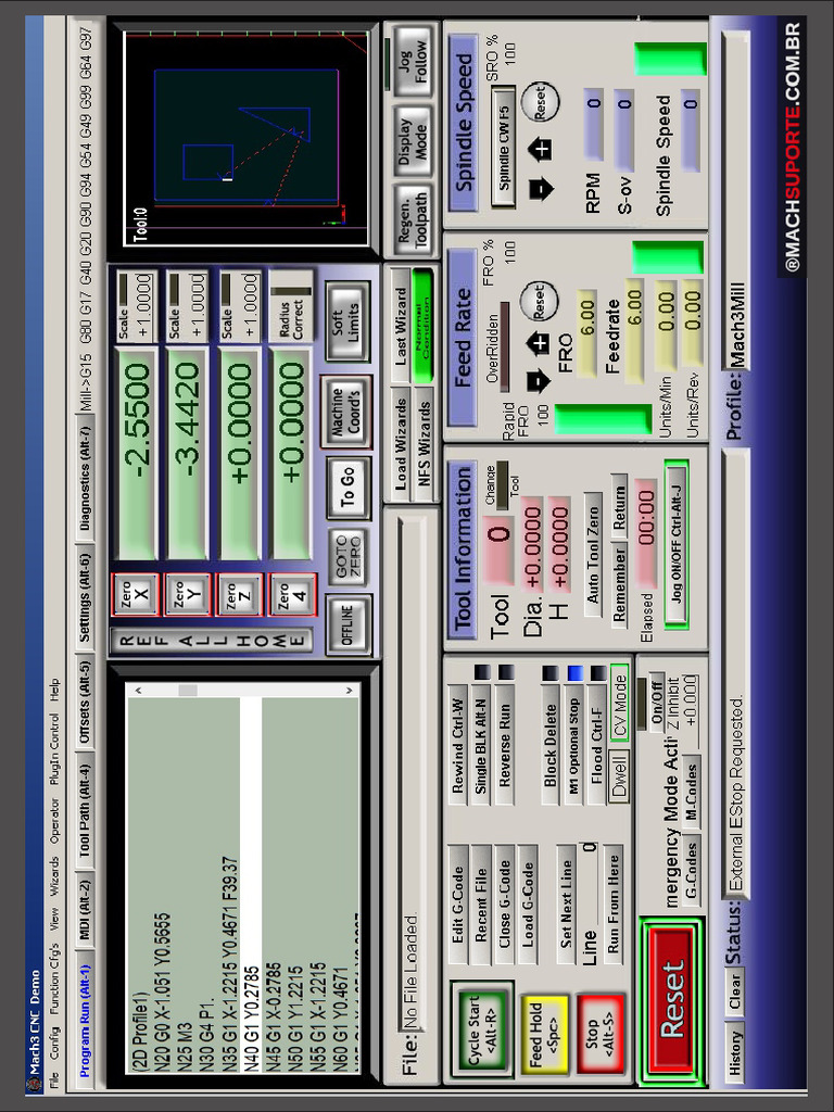 Manual Operador CNC Mach3 | PDF