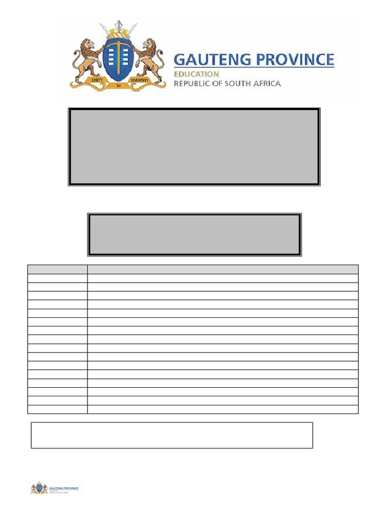 2023 GP Mathematics Literacy P1 June Memo | PDF | Mathematics
