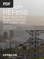4CAE001685 - en REF650 Brochure | PDF | Relay | Transformer