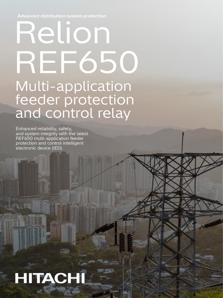 REF650 Advanced Distribution System Protection Brochure en-4CAE001685 ...