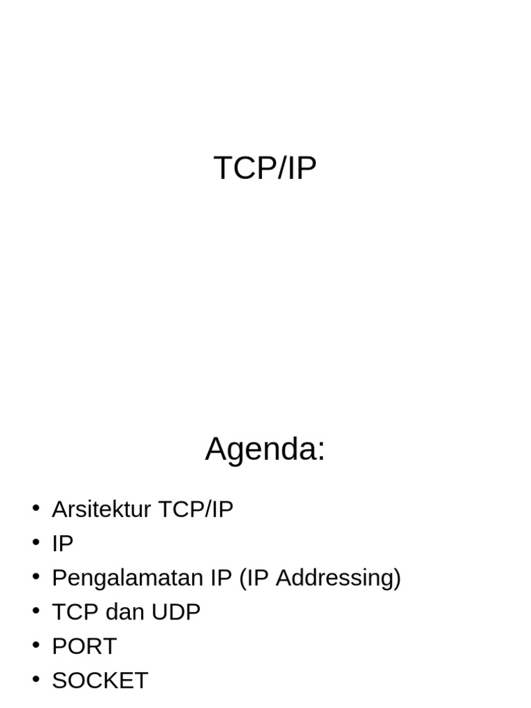 Pertemuan1B TCP IP | PDF