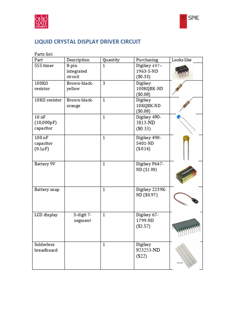 Liquid Crystals Handout | PDF | Electric Power | Electromagnetism