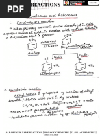Organic Name Reactions Overview | PDF | Ether | Chemical Reactions
