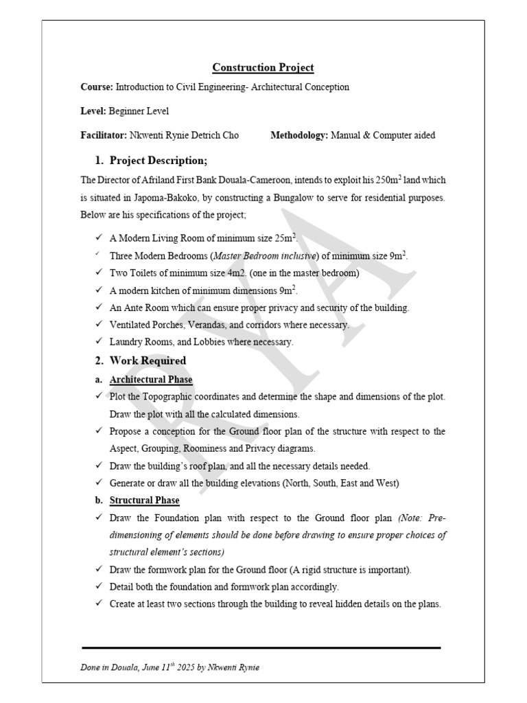 Introduction To Civil Engineering Assignment 2 | PDF