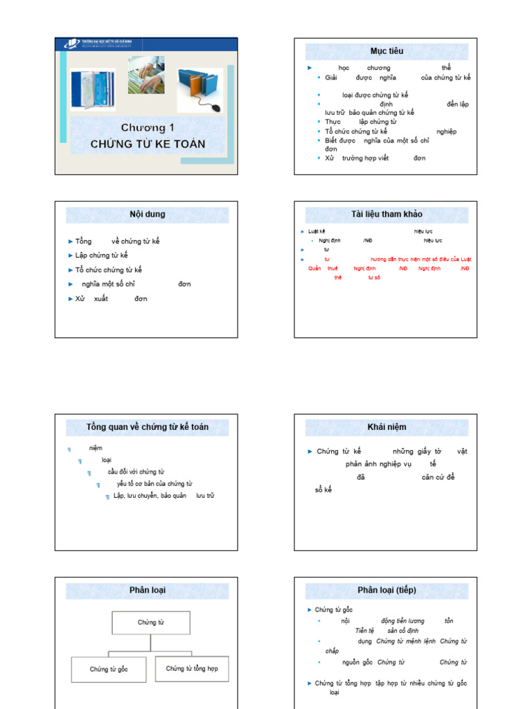 2025 - Chuong 1 - Chung Tu Ke Toan - KTTC4 | PDF