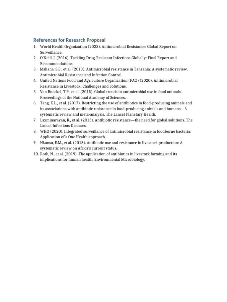 References - For Some Research - Proposal | PDF