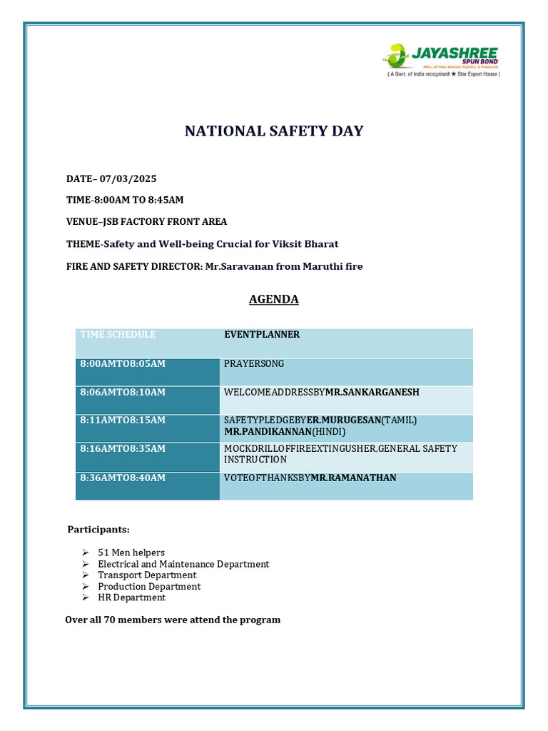 Fire and Safety Program Training | PDF | Fires | Fire Safety