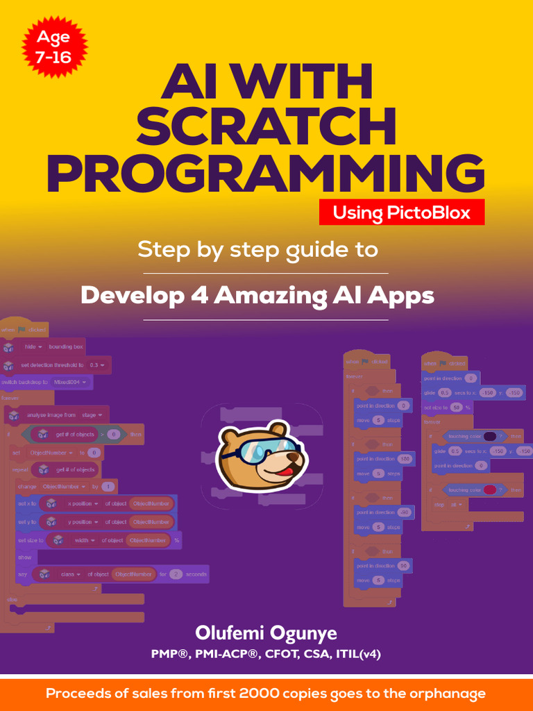 AI With Scratch Programming Using PictoBlox Olufemi Ogunye PDF 1711711799357 | PDF | Scratch ...