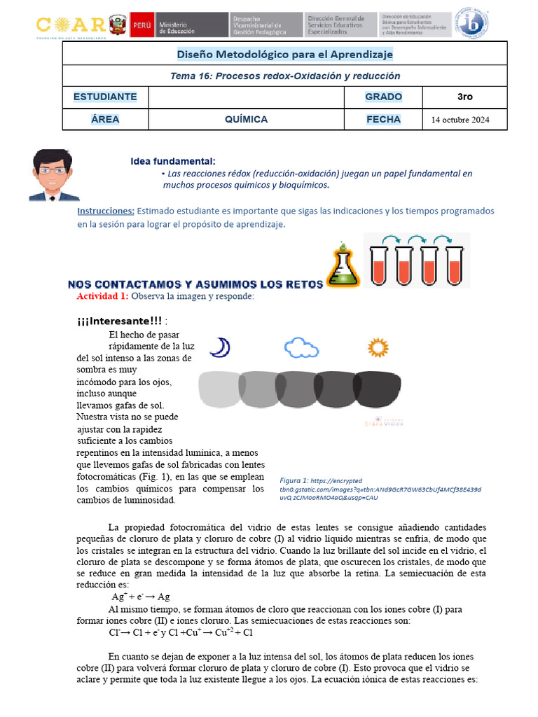 DMpA Tema 09 QUÍMICA Procesos Redox-1 | PDF | Redox | Compuestos químicos