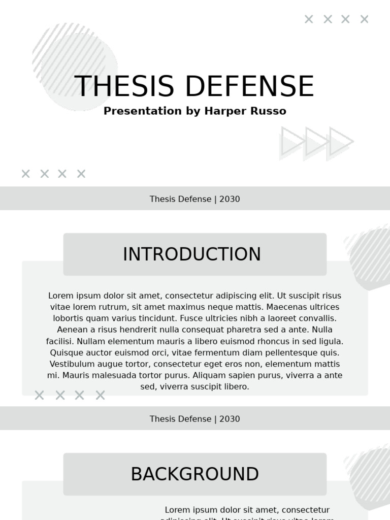 Grey White Simple Modern Thesis Defense Presentation | PDF