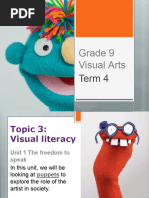 Grade 7 Visual Arts Term 4 - 240605 - 191155 | PDF | Drawing | Vocabulary