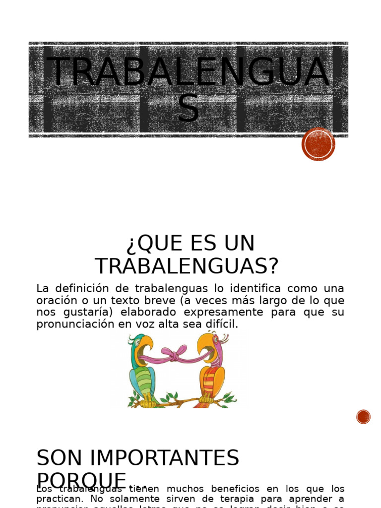 TRABALENGUAS | PDF