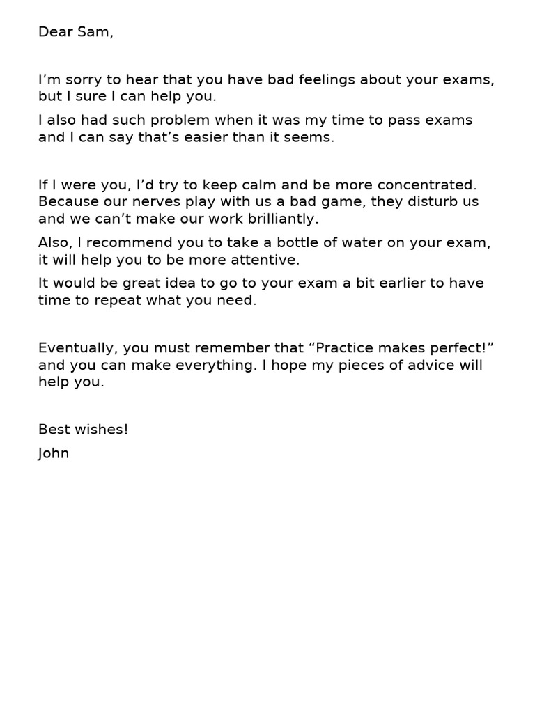 Dear Sam | PDF