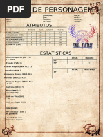 Ficha RPG Personalizada | PDF