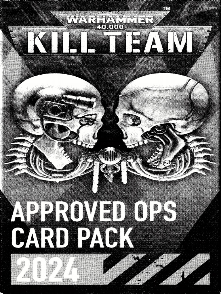 Kill Team - 4th Edition - Approved Ops Card Pack 2024 | PDF