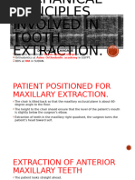Positions For Extraction | PDF | Dentistry | Chair