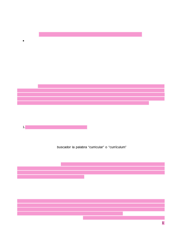 Ficha Curriculum, Contenido - Terminado | PDF | Plan de estudios | Enseñando