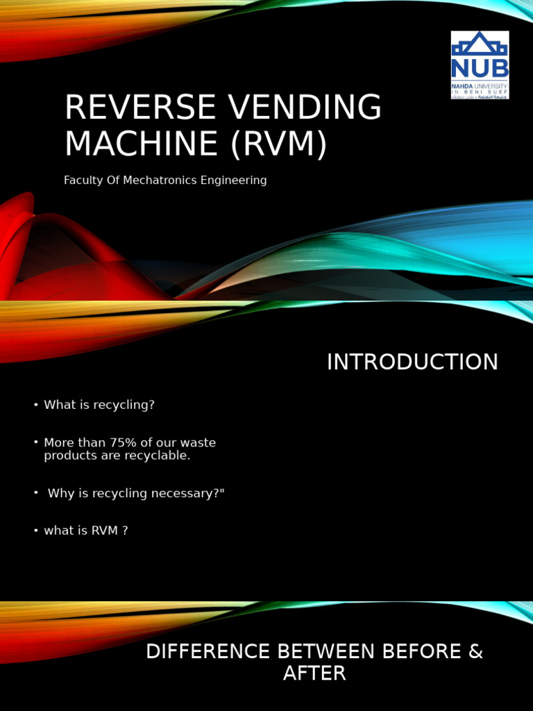 Reverse Vending Machine | PDF