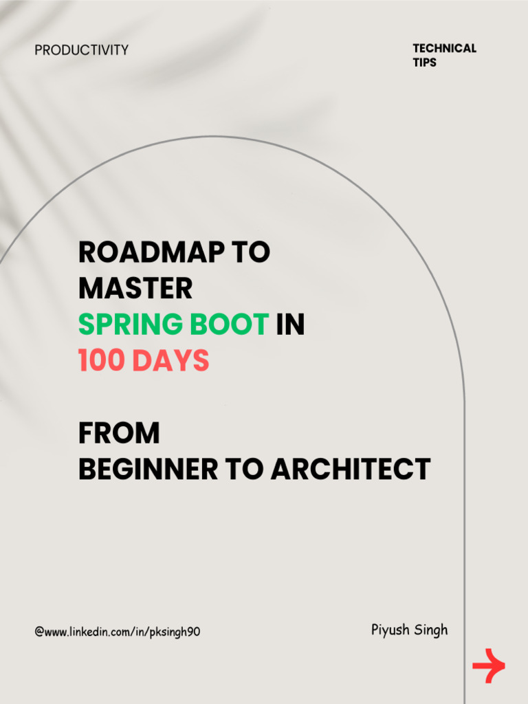 100 Day Spring Boot Challenge-1 | PDF
