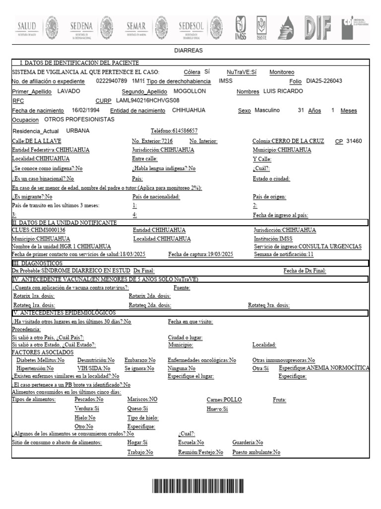 Diarreas DIA25-226043 | PDF | Enfermedades y trastornos | Especialidades Medicas