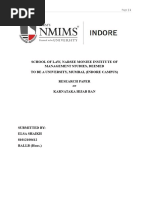 Legal Research Paper Structure Guide | PDF | Citation | Methodology
