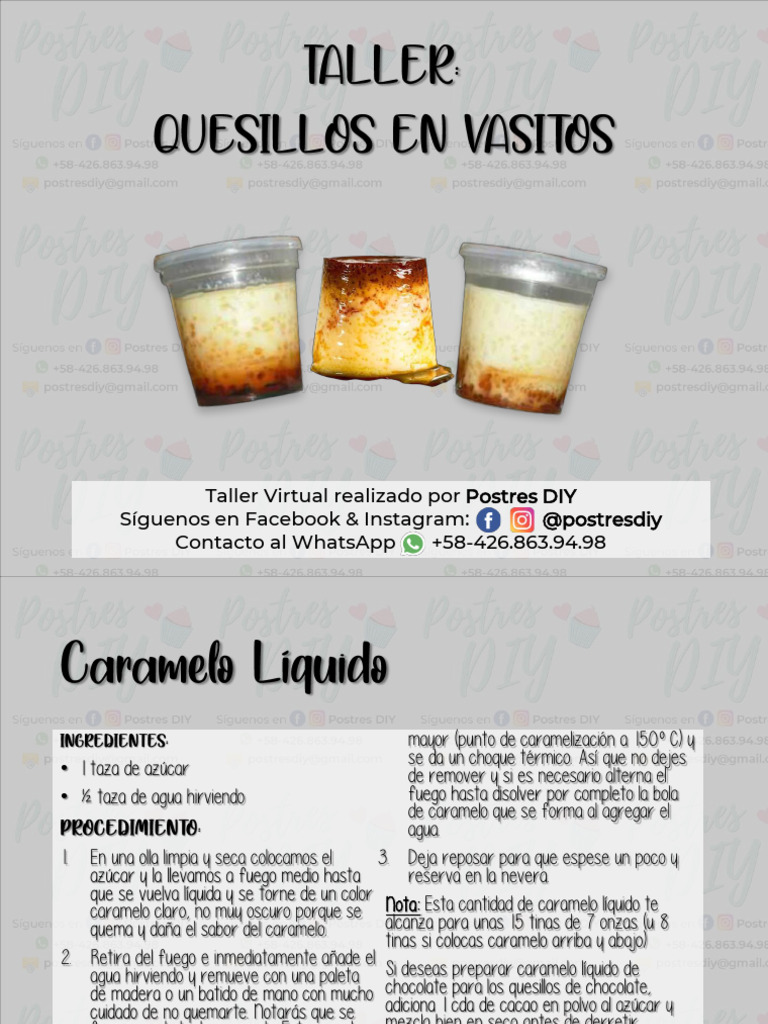 Quesillo Shot | PDF | Caramelo | Chocolate