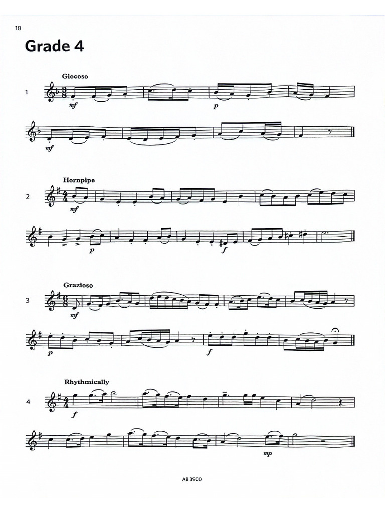 Grade4 Sightreading | PDF