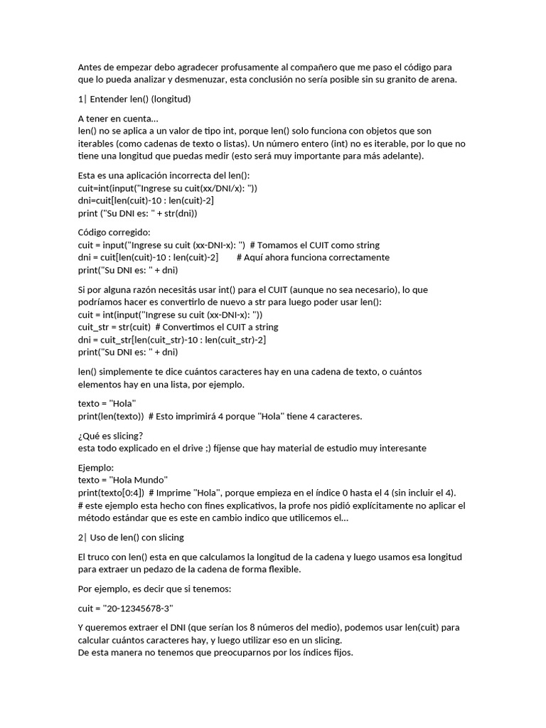 Funciones Python Con Len | PDF | Programación de computadoras ...