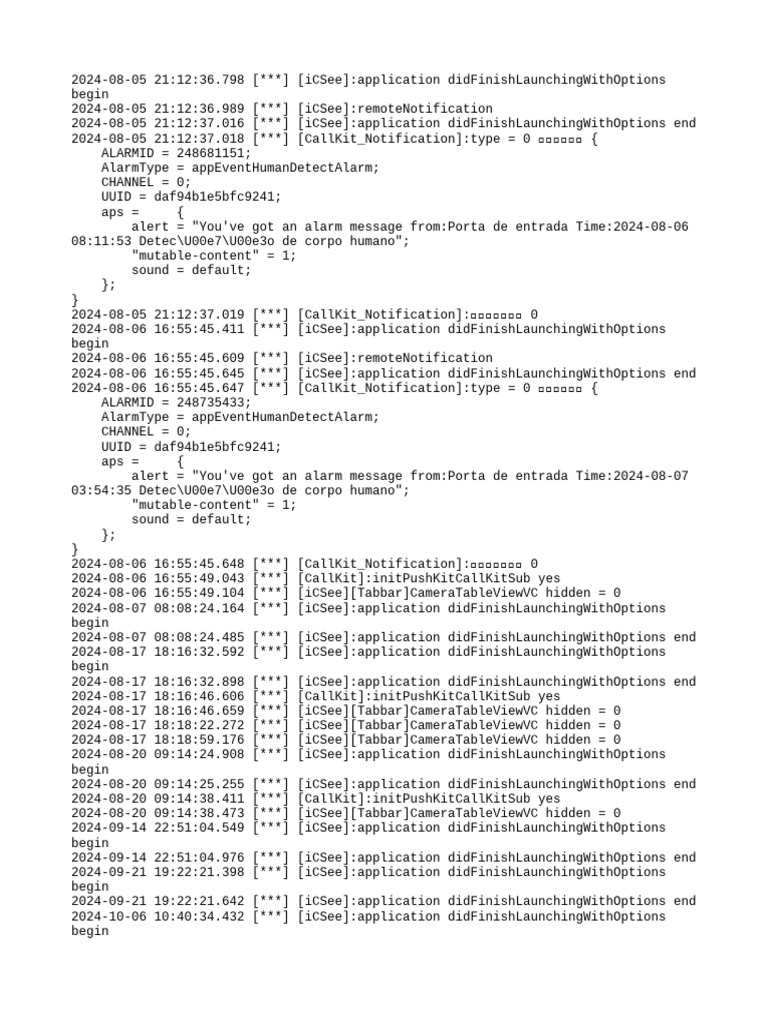 App Debug Log | PDF