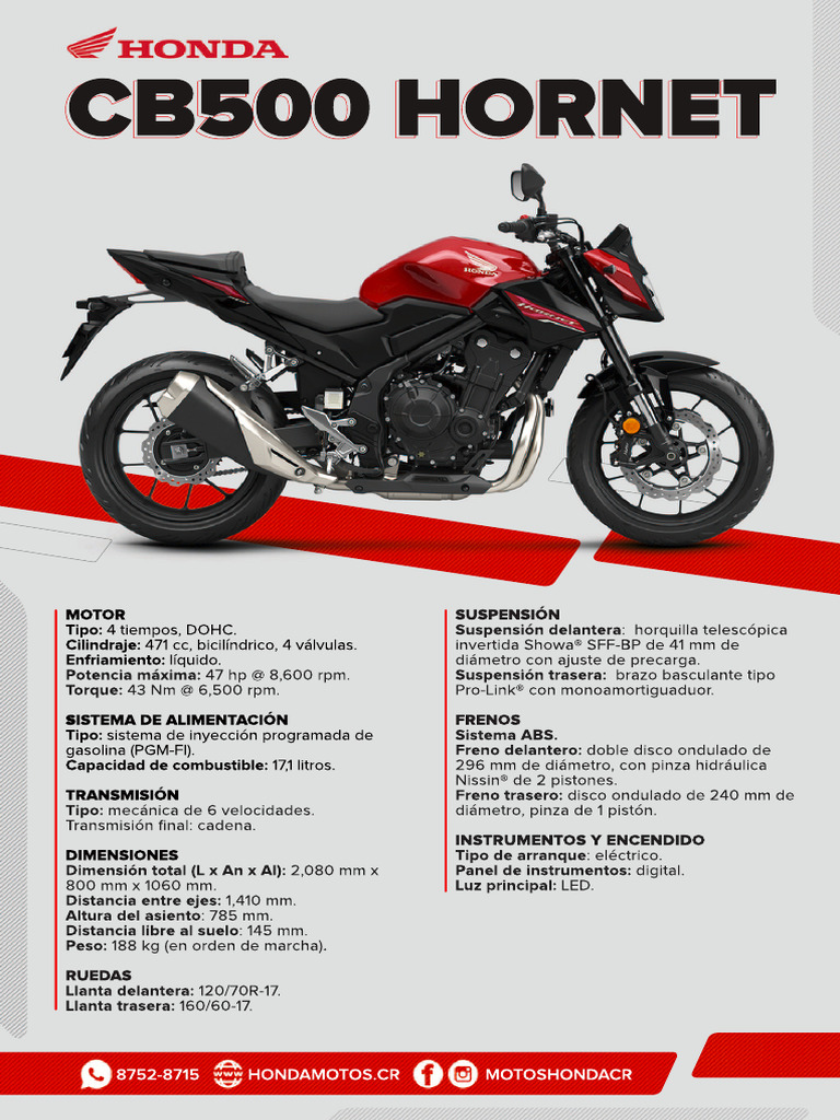 FT CB500 Hornet | PDF