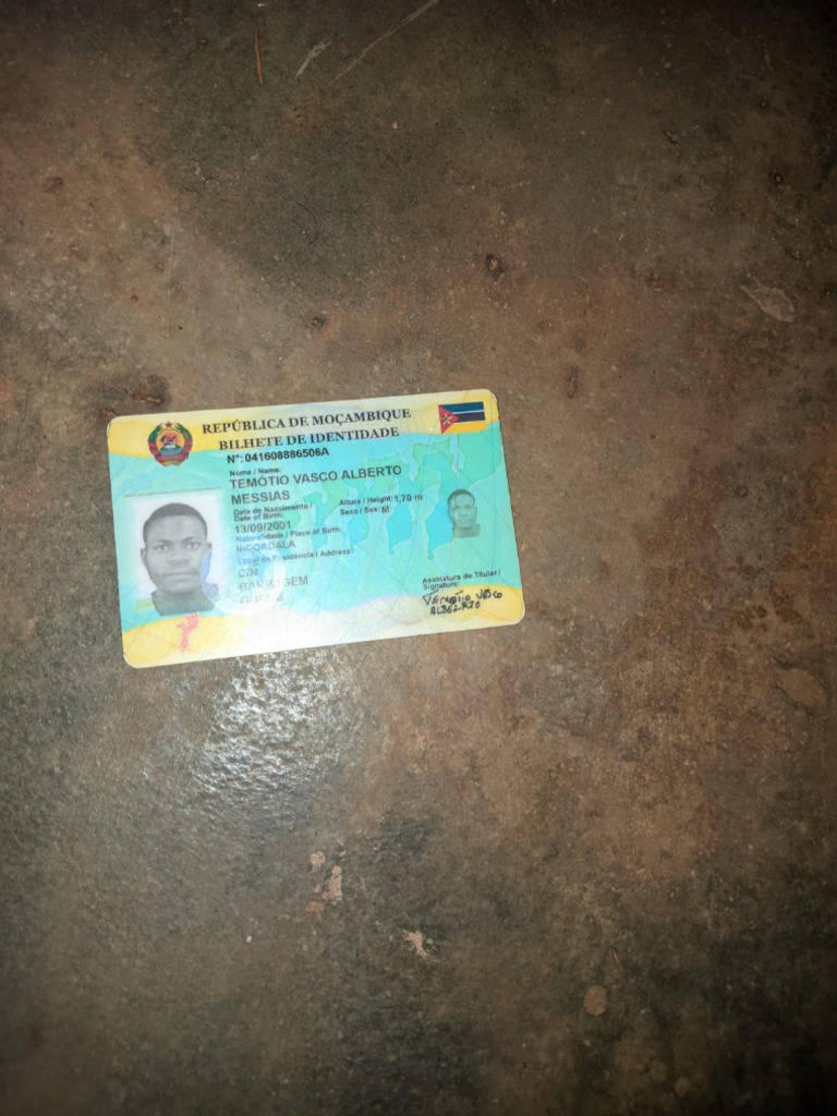 Bilhete de Identidade Temotio-1 | PDF