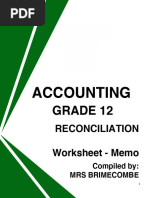 Accounting Grade 12 NOTES Budgets | PDF | Depreciation | Budget