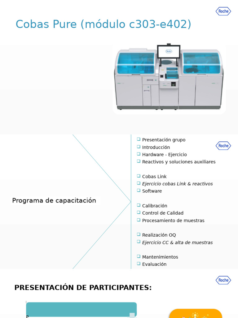 Cobas Pure (Módulo C303-E402) - Asesores | PDF | Transaminasa | Alanina ...
