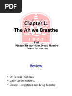 Comparison of Inspired Alveolar and Expired Air | PDF