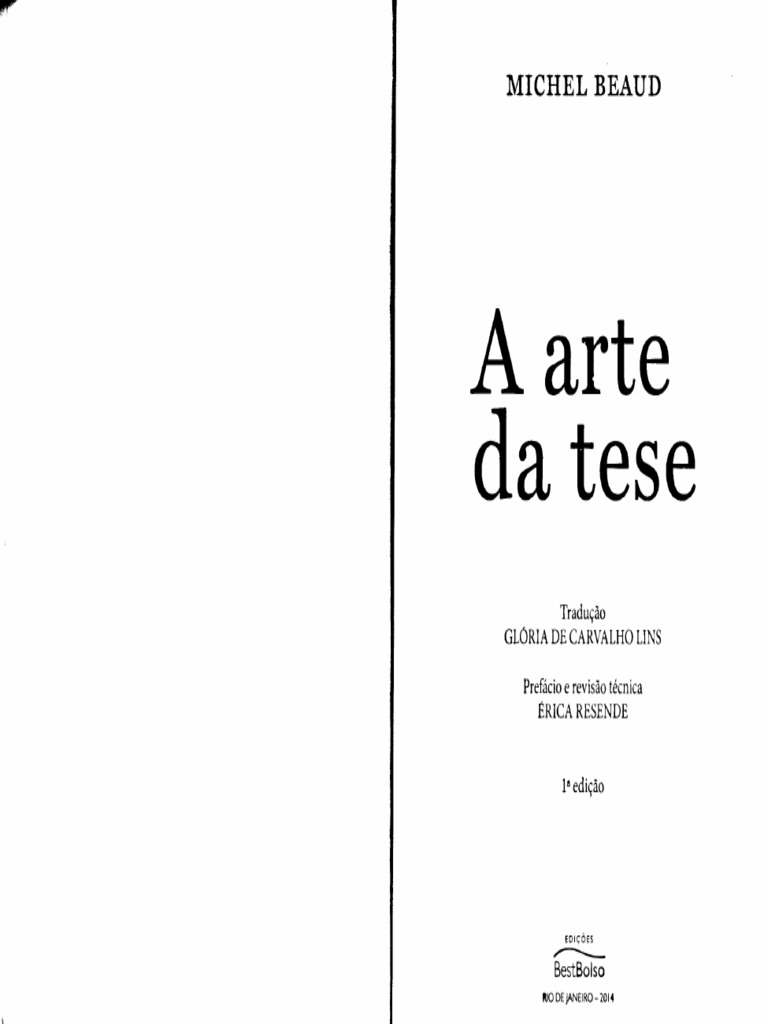 Beaud - A Arte Da Tese | PDF
