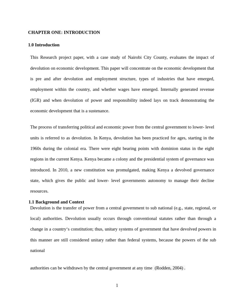 Annette Bahati Project Final. | PDF | Governance | Decentralization