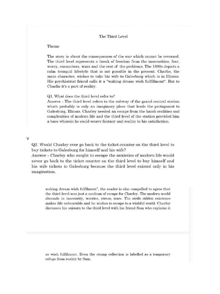 The Third Level | PDF