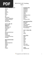 TRUE+WAY ASL Workbook Unit 3: Comprehensi On | PDF | Wellness