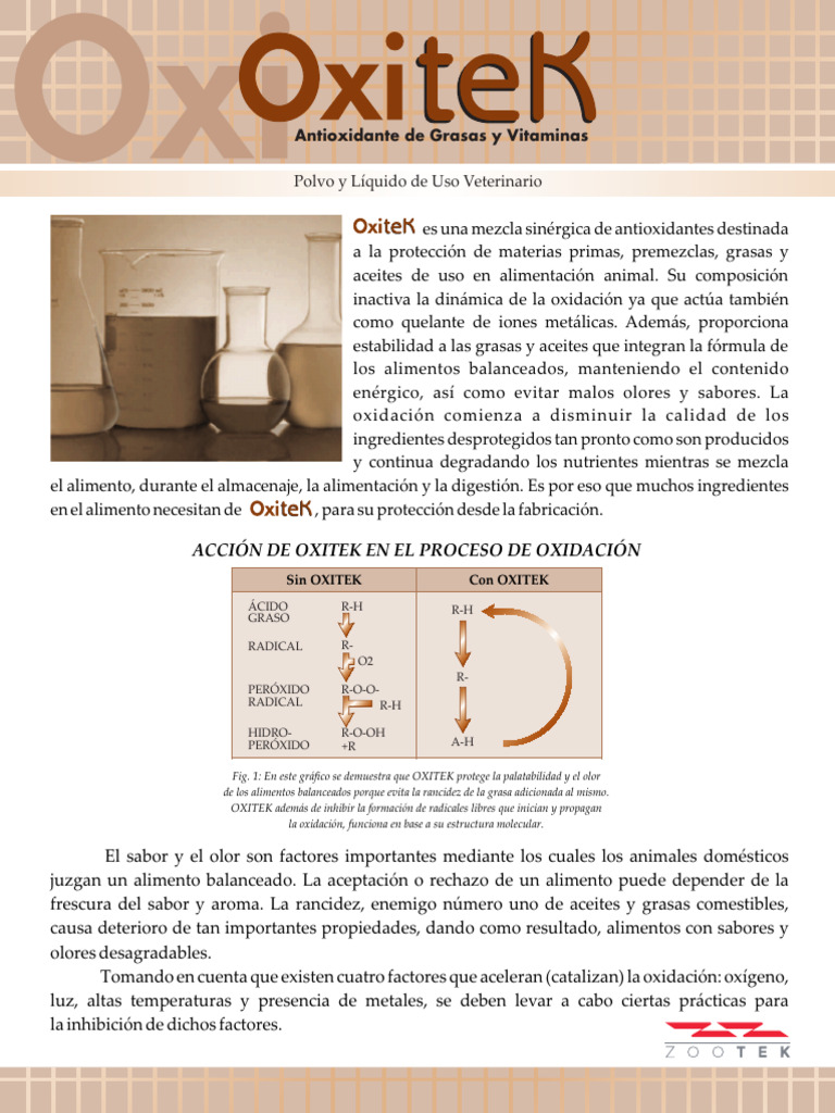 Oxitek - Catologo | PDF | Alimentos | Petróleo