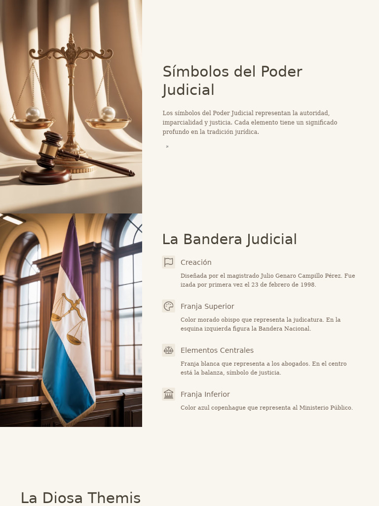 Símbolos del Poder Judicial y su Significado | PDF | Juez