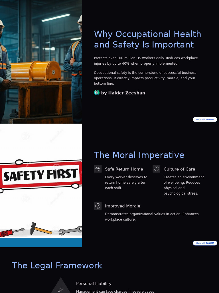 Why Occupational Health and Safety Is Important | PDF | Occupational ...