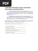 2023 AQA GCSE Physics Paper 2 Mark Scheme | PDF