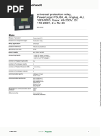 Easergy P5 Protection Relays - REL50453 | PDF | Relay | Power Supply