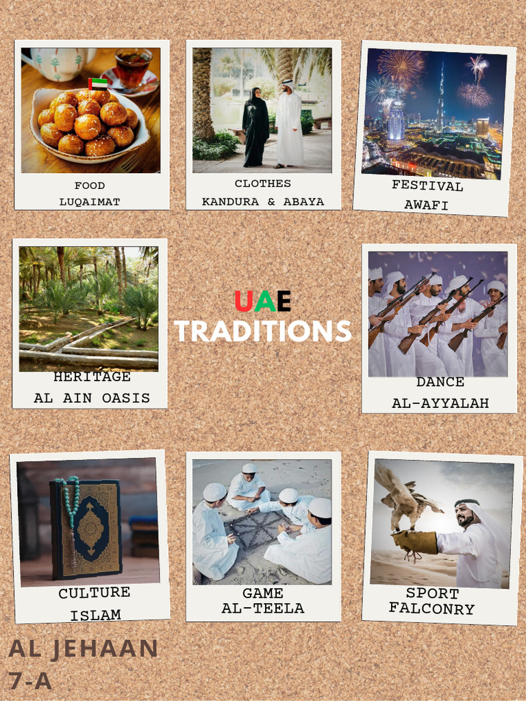 UAE Traditions: Food, Clothes, Culture | PDF
