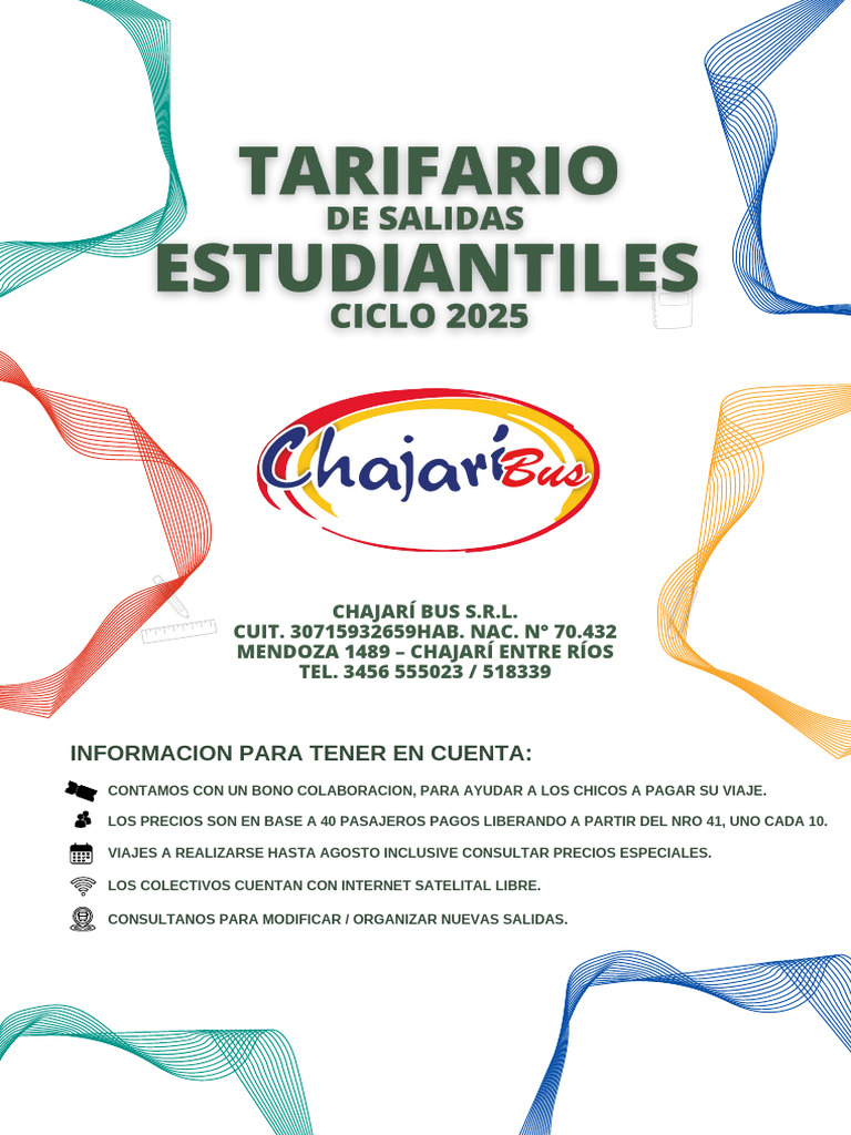 Precios y Programas de Viajes en Chajarí | PDF