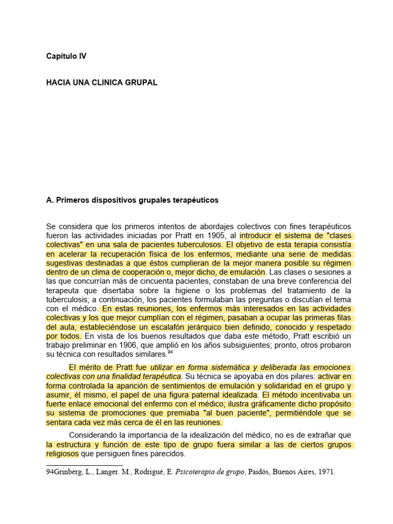 AMFernandez - Hacia Una Clinica de Lo Grupal - Cap4 - CampoGrupal | PDF