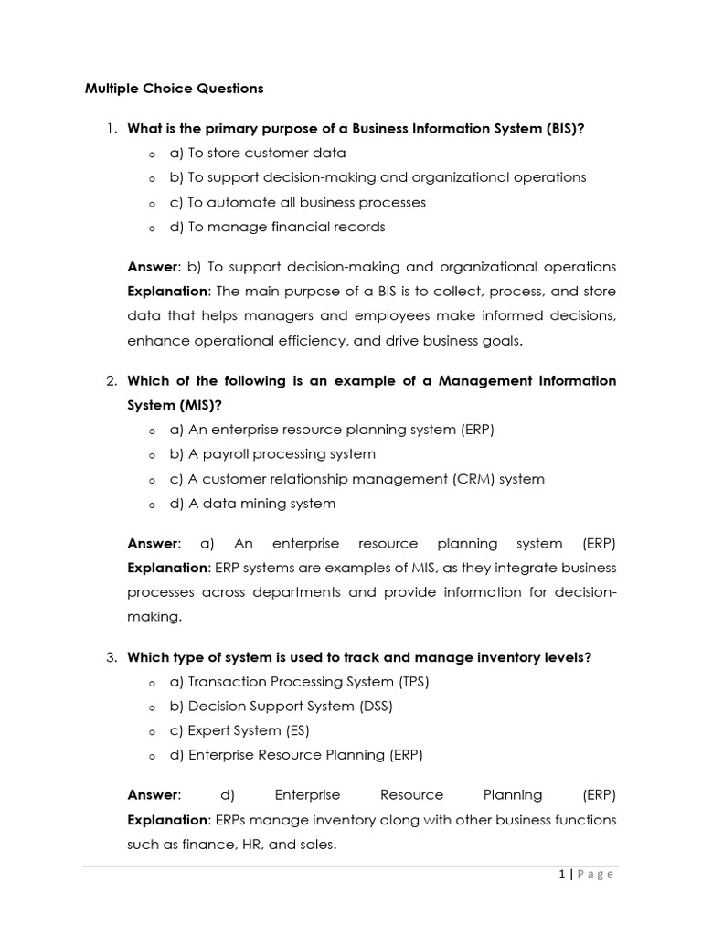 BIS Review | PDF | Enterprise Resource Planning | Business Intelligence